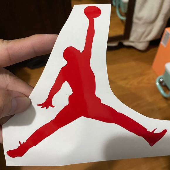 Hand Crafted | Other | Jordan Jumpman Logo Decal Sticker Size 5 78 ...